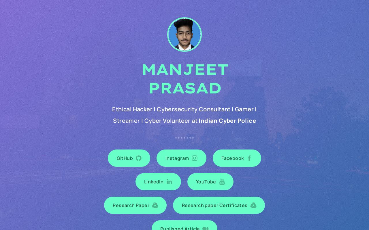 Manjeet Portfolio
